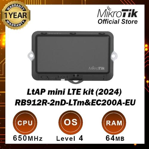 Promo MikroTik LtAP mini LTE kit (2024) RB912R-2nD-LTm&EC200A-EU Cicil ...
