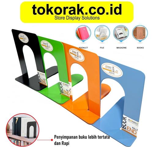 Jual COMBO BOOK END NO 7 PENYANGGA SANDARAN BUKU PENAHAN PEMBATAS BUKU ...