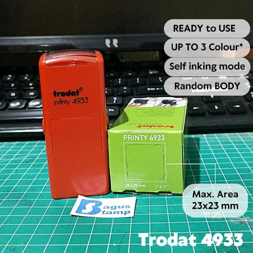 Jual Trodat Stempel Warna Otomatis Custom Design Trodat Printy 4933 ...