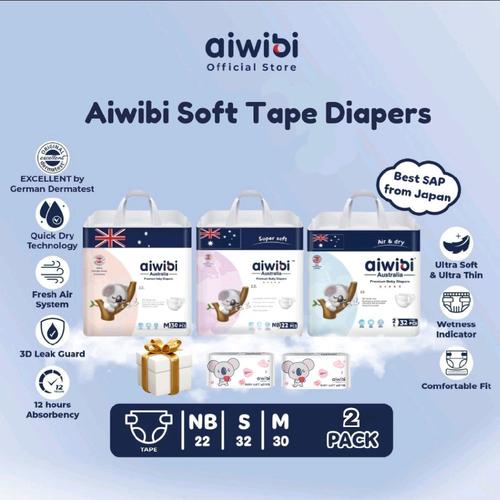 Promo Aiwibi [ 2 PACK ] Premium TAPE Soft SAP Perekat NB22 S32 M30 ...
