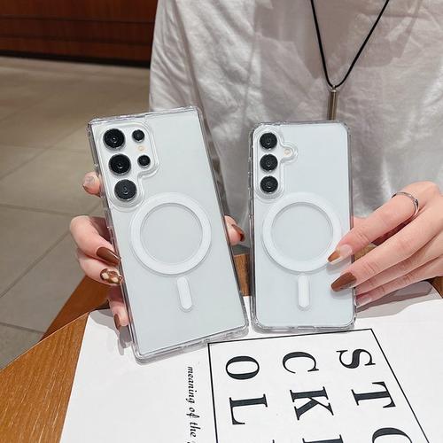 Jual Crystal Magnetic Case for Samsung A16 A26 A36 A56 A15 A35 A55 A54 S24 FE S25 ULTRA S25 EDGE ...