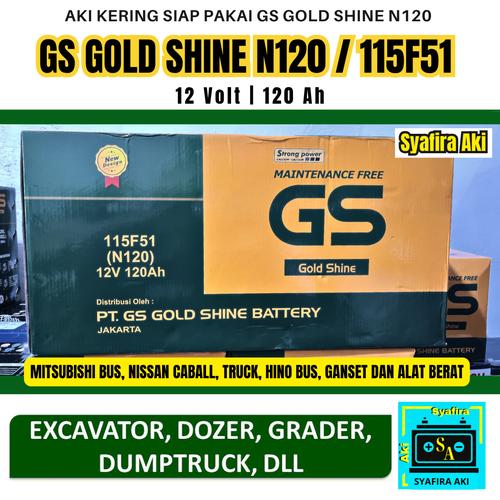 Jual AKI GENSET GS MF N120 Aki Kering 12V / 120Ah - Jakarta Selatan ...