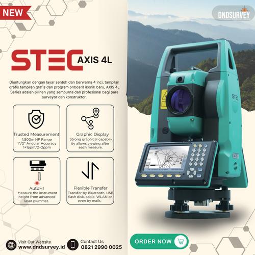 Promo Total Station Stec Axis 4 L Sudah Laser Layar Sentuh Accuracy 2 ...
