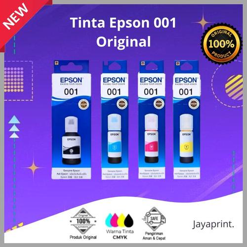 Jual Tinta Epson 001 Original For Printer L4150 L6160 L1670 L1690 ...