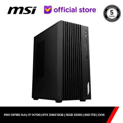 Promo MSI PRO DP180 14A | i7-14700 | RTX 3060 12GB | 16GB DDR5 | SSD ...