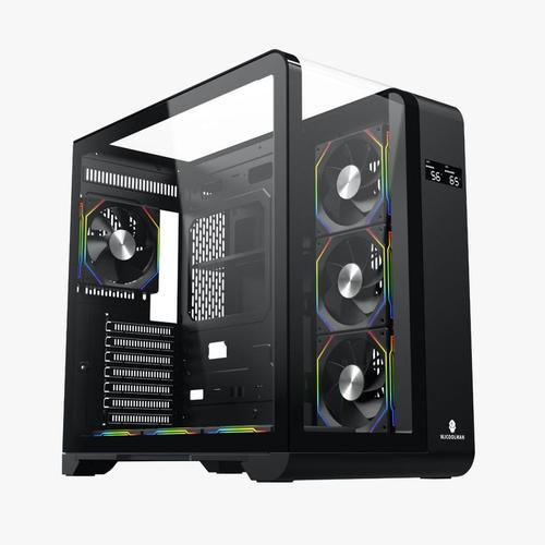 Jual VBR Z9 Z-9 Panoramic Tempered Glass ATX Gaming PC Case - Black ...