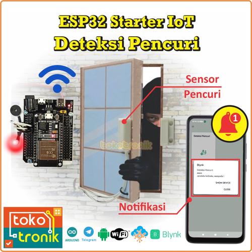 Promo Deteksi Pencuri ESP32 IoT Kit - Kit Internet of Things Lengkap Coding dan Tutorial - Kab ...