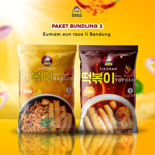 Promo CIKEMAM - PAKET BUNDLING 2 ( Rabokki & Topokki ) Ramen Tteokbokki ...