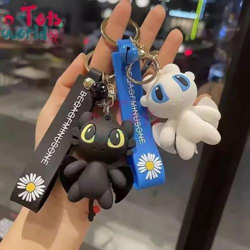 Promo Totsworld Gantungan Kunci couple Dragon Black Hadiah Keychain ...
