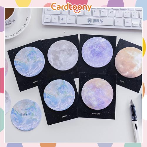 Jual Sticky Note / Memo Stick / Notes Kertas Tempel Planet Bulan Bumi ...