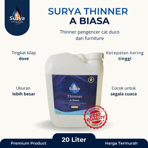 Jual Thinner A Biasa Pengencer cat duco & epoxi 20liter - Kota Surabaya ...