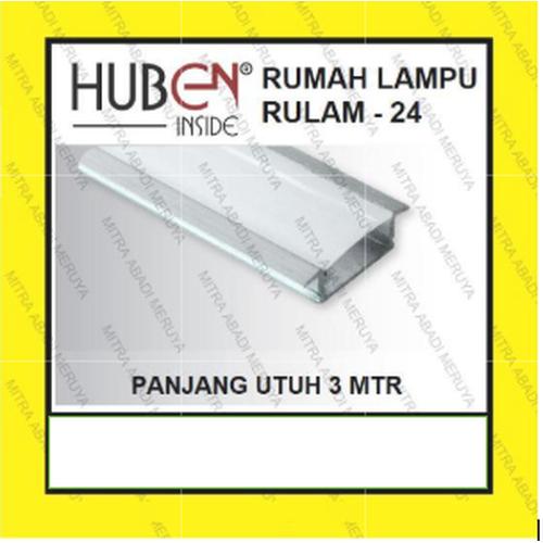 Jual Rumah Lampu HUBEN Rulam 24 List LED Strip Alumunium Aluminium ...