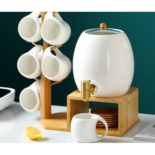 Jual Water Jug Dispenser Keramik / Barrel / Dispenser Jus Set EB DINING ...