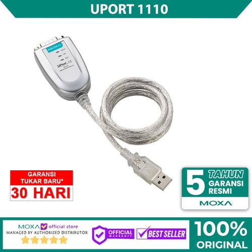 Promo USB to Serial Converter MOXA UPort 1110 Adapter Cicil 0% 3x ...