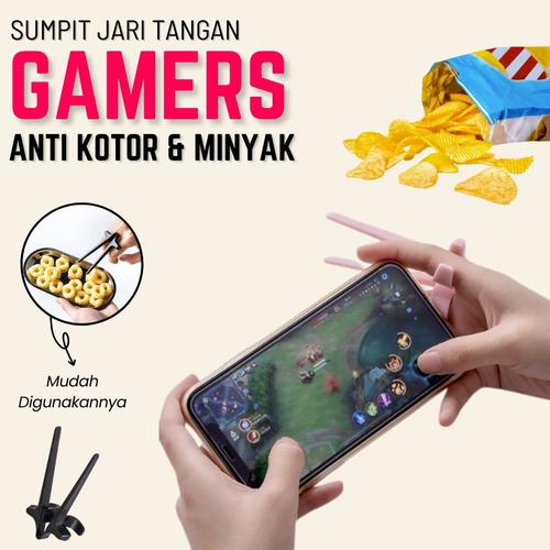Promo Alat Penjepit Snack Free Hands Chopsticks Gaming Tanpa Kotor ...