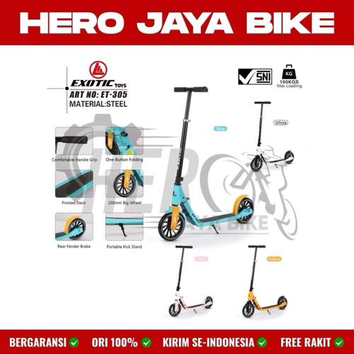 Jual SCOOTER/OTOPED RODA DUA BESI EXOTIC Anak Dewasa ET-HB 305 (RODA ...