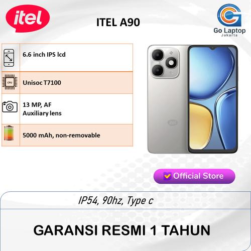 Promo ITEL A90 4GB 64GB I ip 54 5000Mah I Garansi Resmi - 4GB/64GB BLUE ...