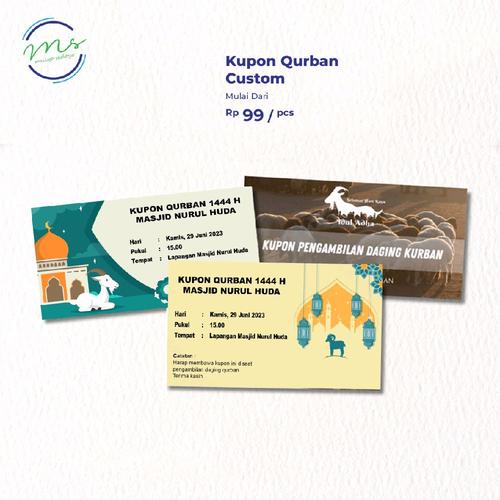 Jual KUPON QURBAN IDUL ADHA / PENGAMBILAN DAGING QURBAN IDUL ADHA ...