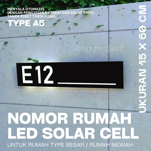 Jual Nomor Rumah LED Solar Cell Otomatis Ukuran Besar - Kota Bandung ...