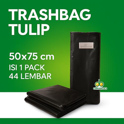 Promo Kantong Plastik Sampah Tulip 50 x 75 cm – Trashbag Hitam Tebal ...