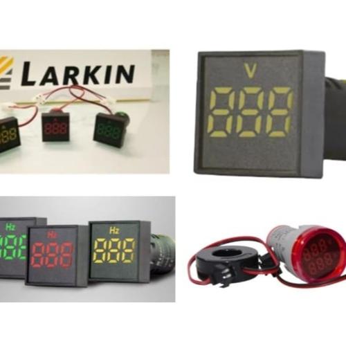 Jual Larkin Pilot Lamp Indikator Ampere LD16-22AM Kotak LD16-22DA Bulat ...