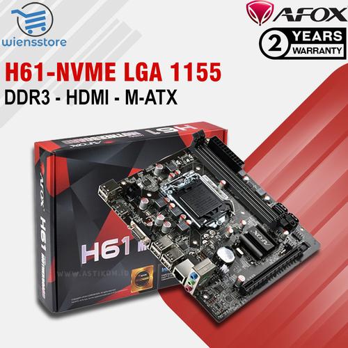 Jual Afox H61 NVME Motherboard Intel Socket LGA 1155 DDR3 M-ATX intel ...
