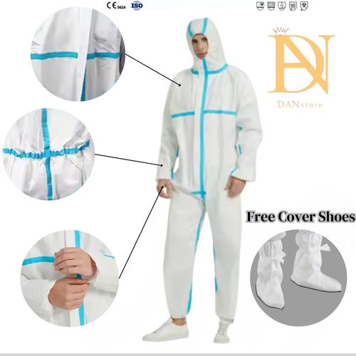 Jual Jas Hujan Hazmat Free pembungkus sepatu / Jas Hujan Spotlight Free ...