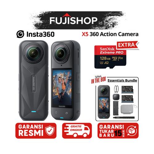 Promo Insta360 X5 / Insta 360 One X5 Action Cam / Insta360 X5 360° 8K Kamera Action Camera ...