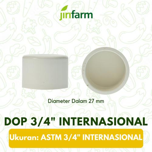 Jual JIRIFARM - Fitting Pipa Paralon 3/4 Inch Inci Dop End Cap 3/4 ...