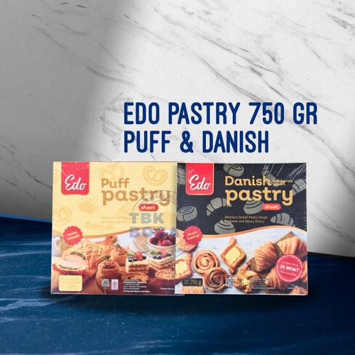 Jual Edo Pastry Sheet 750 Gr ( Puff, Danish ) Dough Adonan Frozen Bukan ...