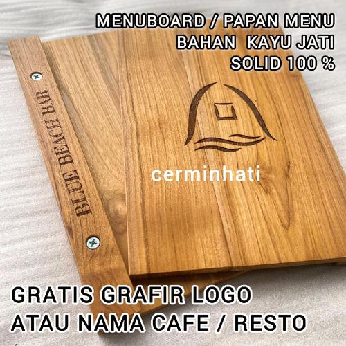 Jual MENUBOARD A4 / PAPAN MENU / PAPAN ALAS KERTAS MENU CAFE / RESTO ...