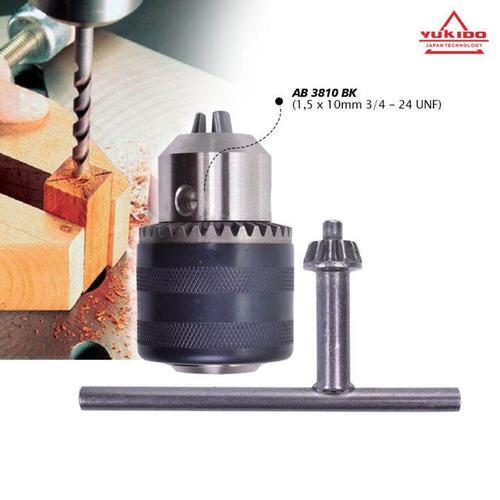 Promo Kepala Bor Listrik Yukido 10mm Drill Chuck 3/8" x 10mm - Kab ...