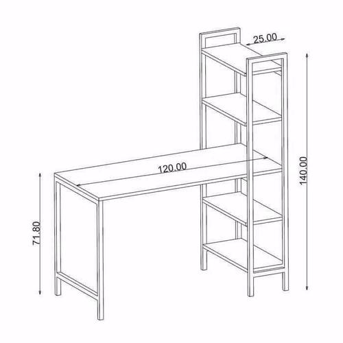 Jual MEJA KERJA MINIMALIS / MEJA BELAJAR / MEJA KANTOR KAYU (LK) - Kab ...