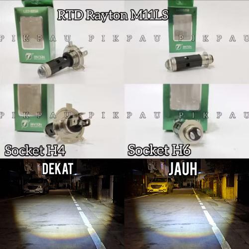 Jual RAYTON RTD Lampu Utama H6 H4 LED TIPE M11LS + Kipas Pendingin Dan ...