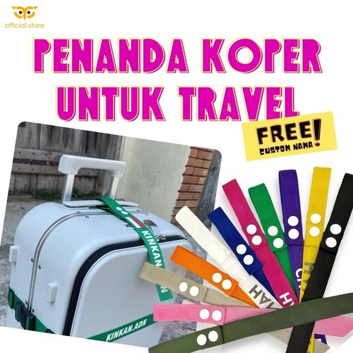 Promo Tagging Webbing Penanda Koper Fica Store - Custom Nama Sablon ...