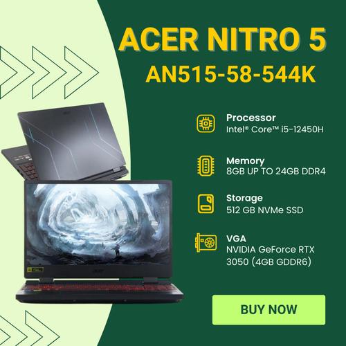 Jual Acer Nitro 5 AN515-58-544K with Intel i5-12450H / NVIDIA RTX3050 ...