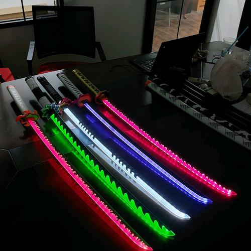 Jual Pedang Anime Cosplay Demon Slayer, One Piece Premium LED ...