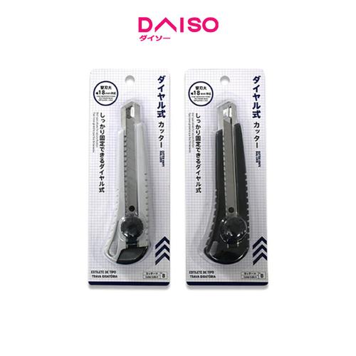 Jual Daiso CUTTER KNIFE (DIAL LOCK) - black - Jakarta Selatan - Daiso ...