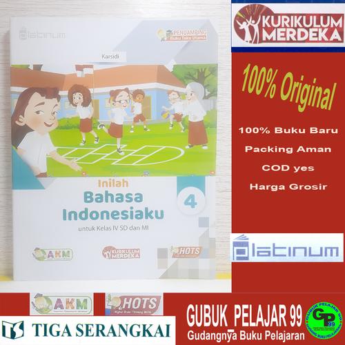 Jual Inilah Bahasa Indonesiaku Kelas 4 SD/MI Kurikulum Merdeka PT Tiga Serangkai (Platinum) CP ...