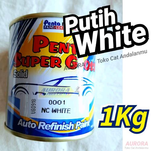 Jual Cat Putih 1 Kilo Penta Super Gloss White Putih Biasa Solid ...
