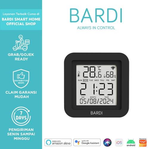 Promo BARDI Smart IR Remote Control 12M with Temperature & Humidity Display dengan Tampilan Suhu ...
