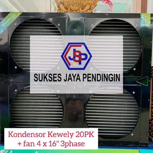 Jual Kondensor Kewely 20PK + Fan 4 x 16" 3phase 380v Original - Jakarta ...