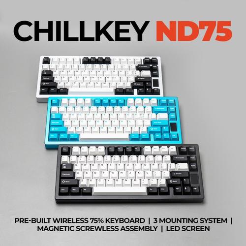 Promo Chilkey ND75 Wireless 75% Mechanical Keyboard - Mountain Blue - Jakarta Utara - AllCaps ...
