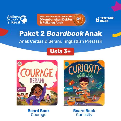 Promo Tentang Anak - Paket 2 Board Book Courage dan Curiosity | Berani ...