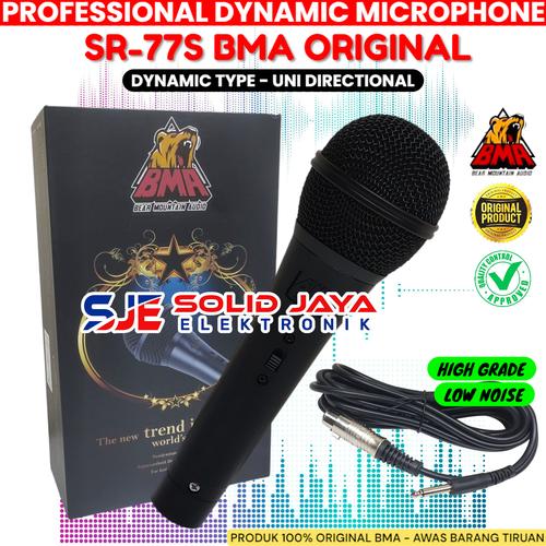 Jual MIC MICROPHONE BMA SR77 SR77S SR-77S DYNAMIC KABEL CABLE SR77S SR 77S SR-77S SR-77 SR 77 ...