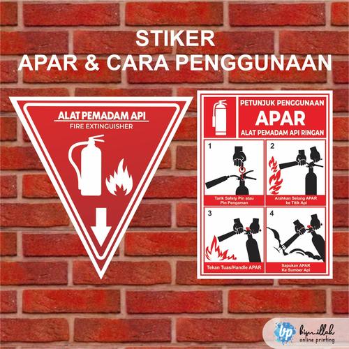 Jual Stiker APAR dan cara penggunaan APAR - Penggunaan APAR - Kota ...
