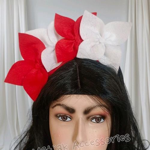 Jual Bando Bunga Merah Putih Bandana Atribut Kemerdekaan HUT RI ...