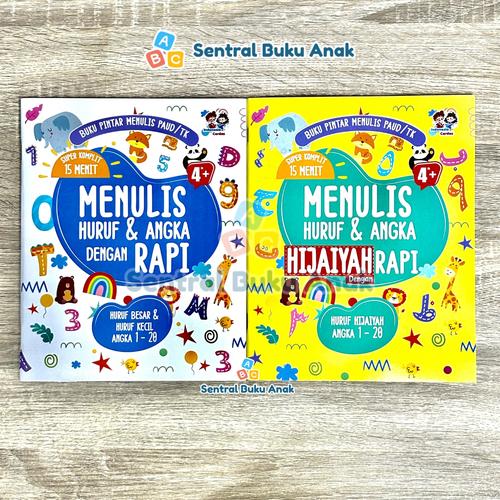Jual Buku Belajar Menulis Super Komplit 15 Menit Menulis Huruf dan ...