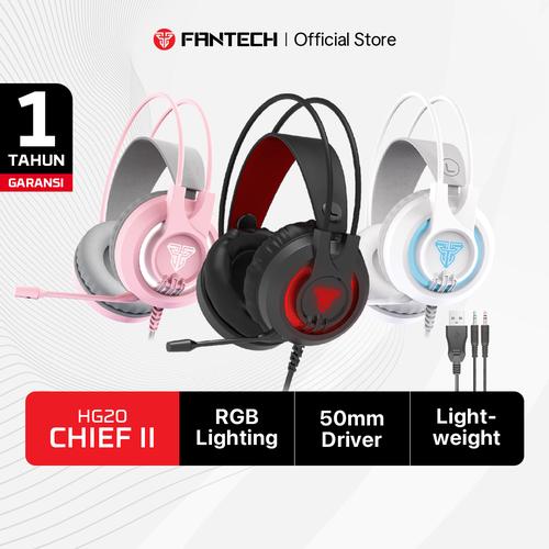 Promo Fantech CHIEF II HG20 RGB Gaming Headset Headphones Built-in ...