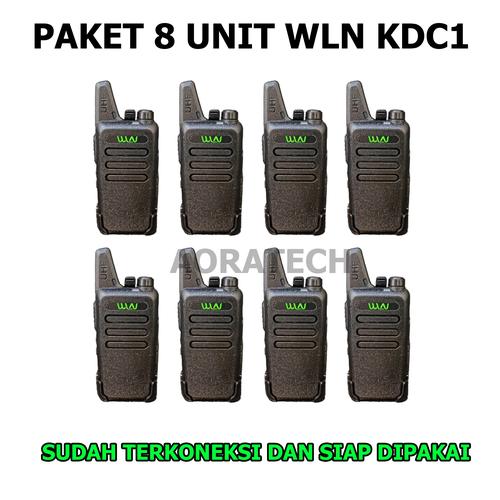 Jual Paket HT WLN 8 Unit Radio HT Walkie Talkie WLN KD-C1 KDC1 Sudah ...